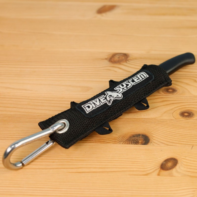 Nuovo Fodero OTS con coltello e moschettone asimmetrico - DiveSystem Store